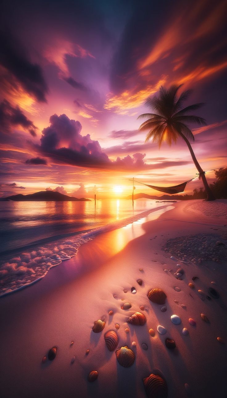 Beach Sunset 4K Wallpapers - Top Free Beach Sunset 4K Backgrounds - WallpaperAccess