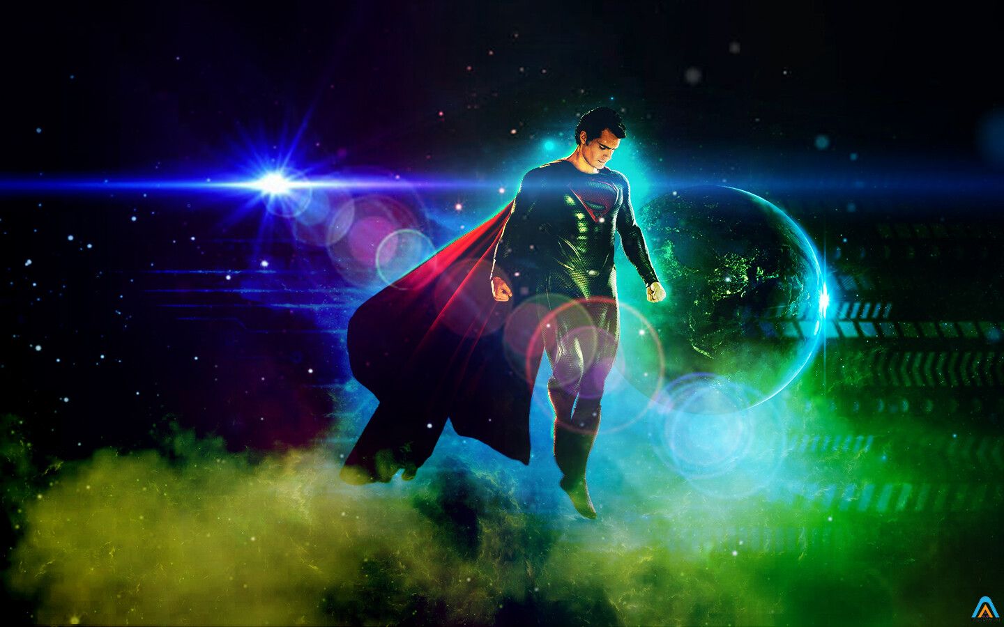 Superman In Space Wallpapers - Top Free Superman In Space Backgrounds ...