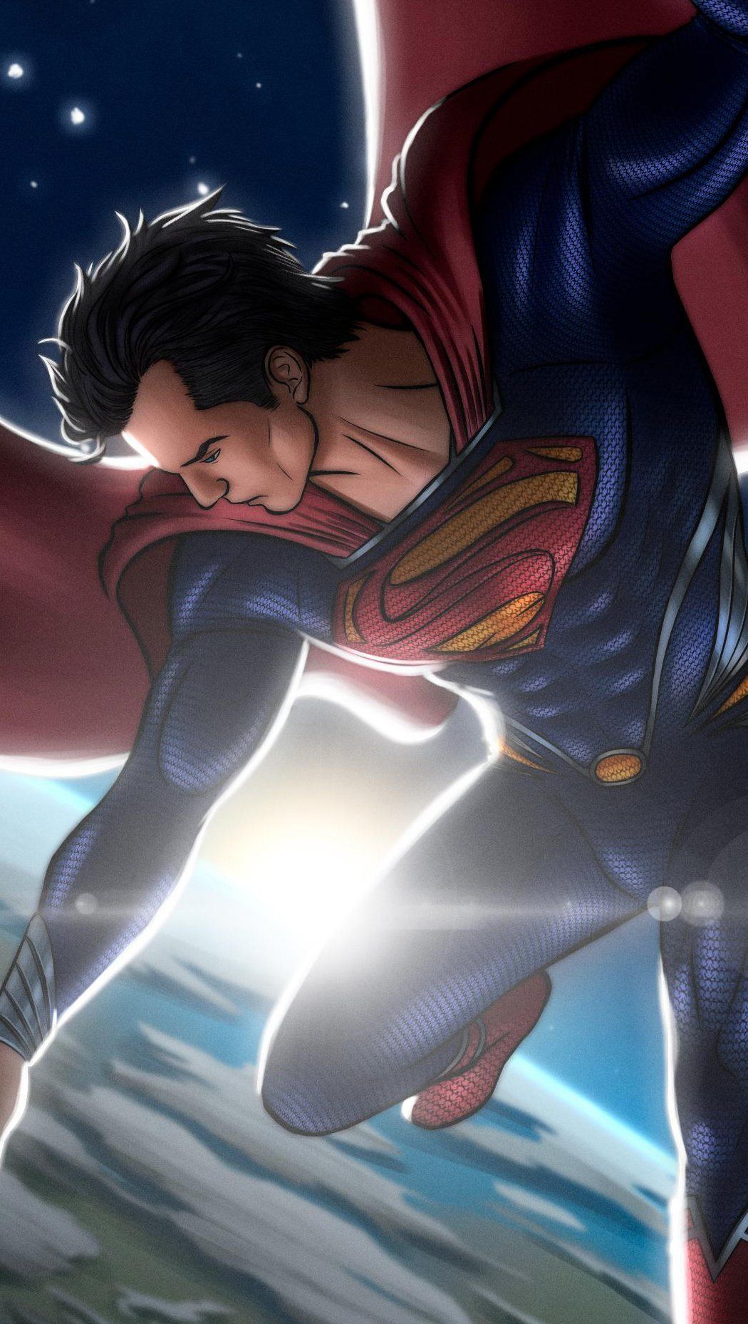 Superman In Space Wallpapers - Top Free Superman In Space Backgrounds - WallpaperAccess