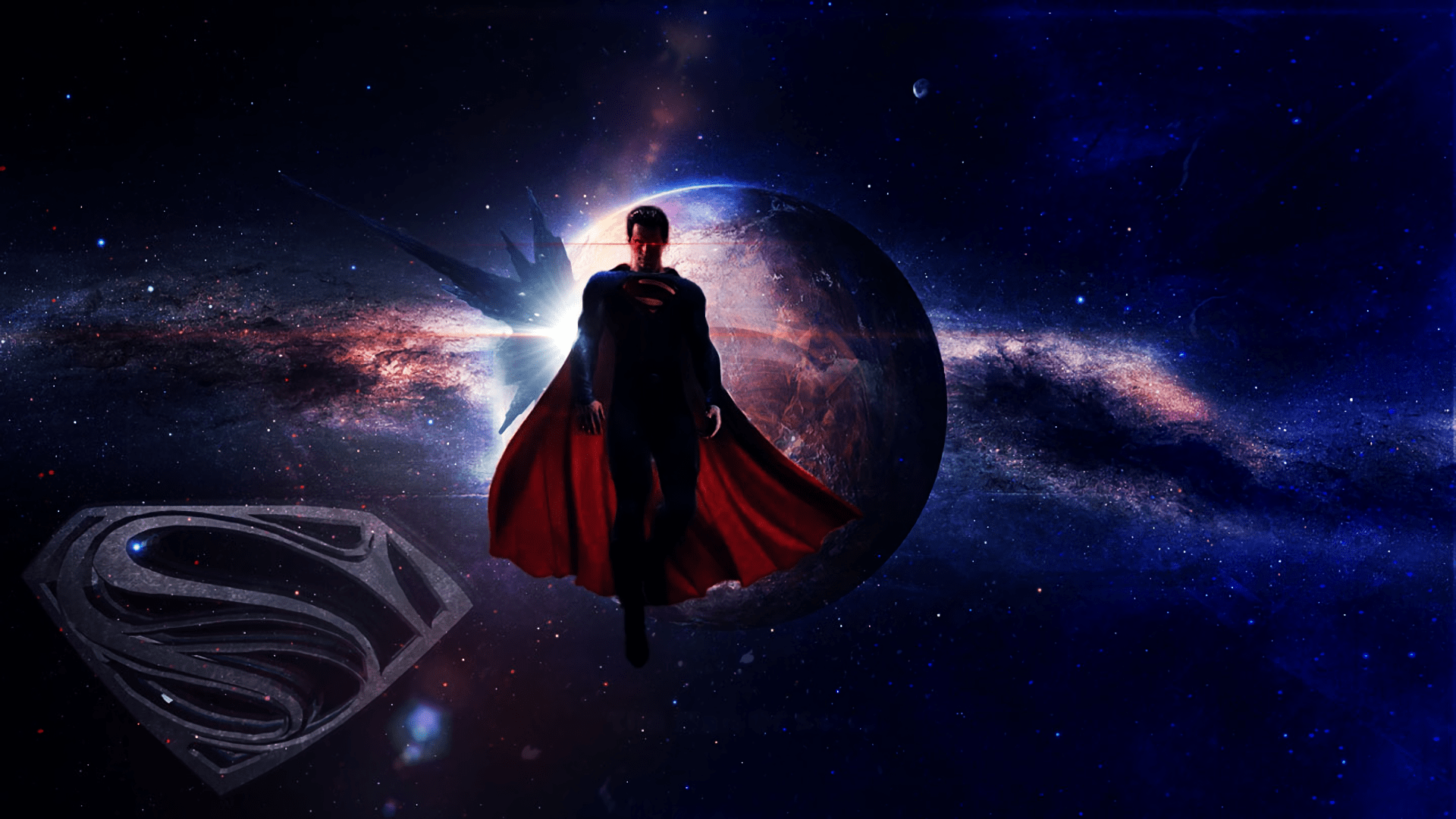 Superman In Space Wallpapers - Top Free Superman In Space Backgrounds ...