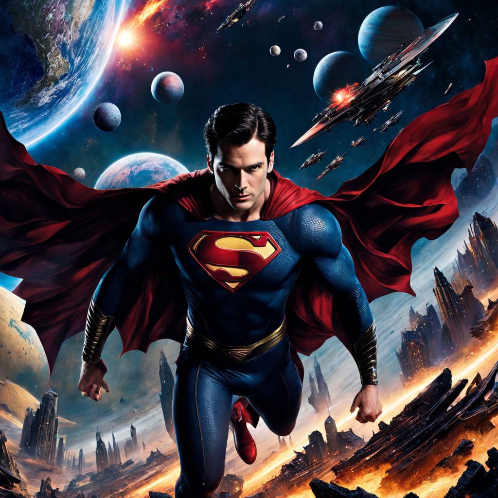 Superman In Space Wallpapers - Top Free Superman In Space Backgrounds - WallpaperAccess