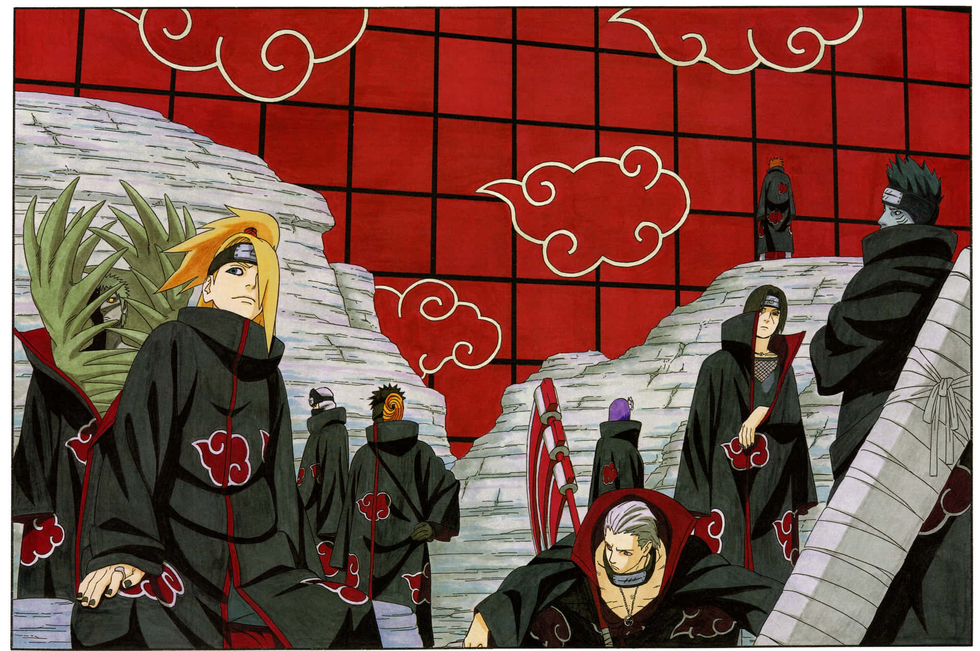 All Akatsuki Members Wallpapers - Top Free All Akatsuki Members ...