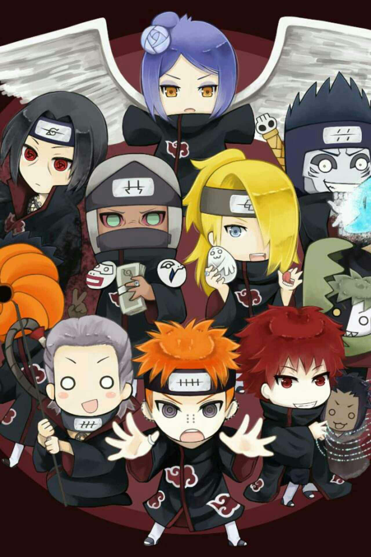 All Akatsuki Members Wallpapers - Top Free All Akatsuki Members ...