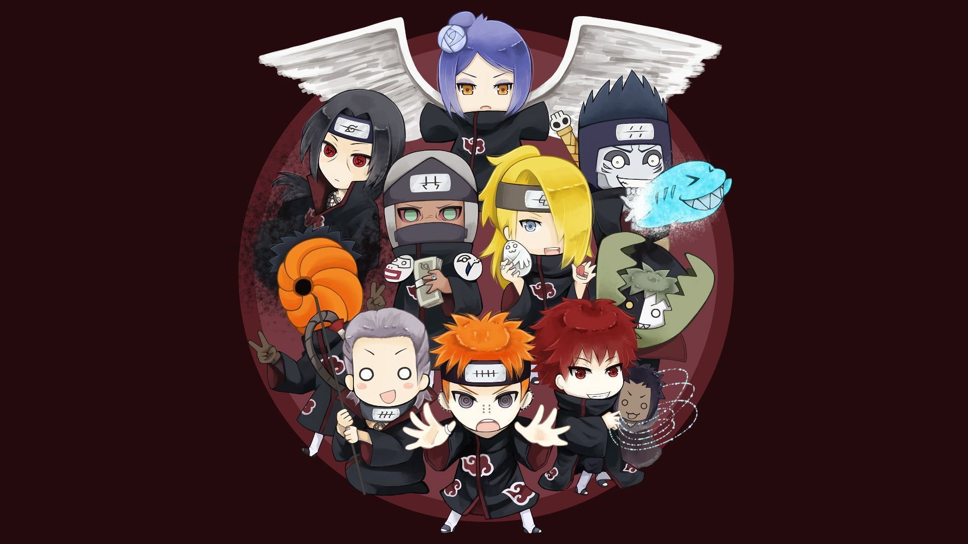 All Akatsuki Members Wallpapers - Top Free All Akatsuki Members ...
