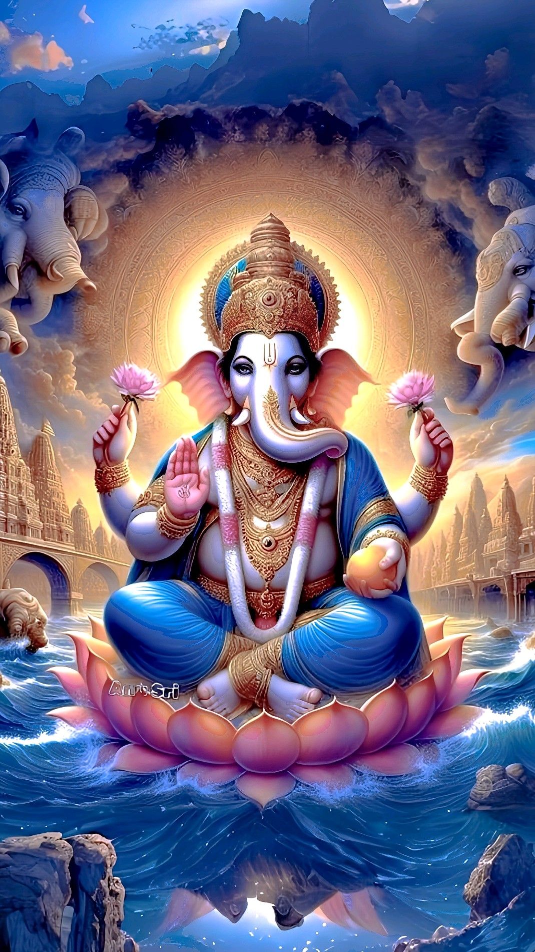 Ganapathi Wallpapers - Top Free Ganapathi Backgrounds - WallpaperAccess