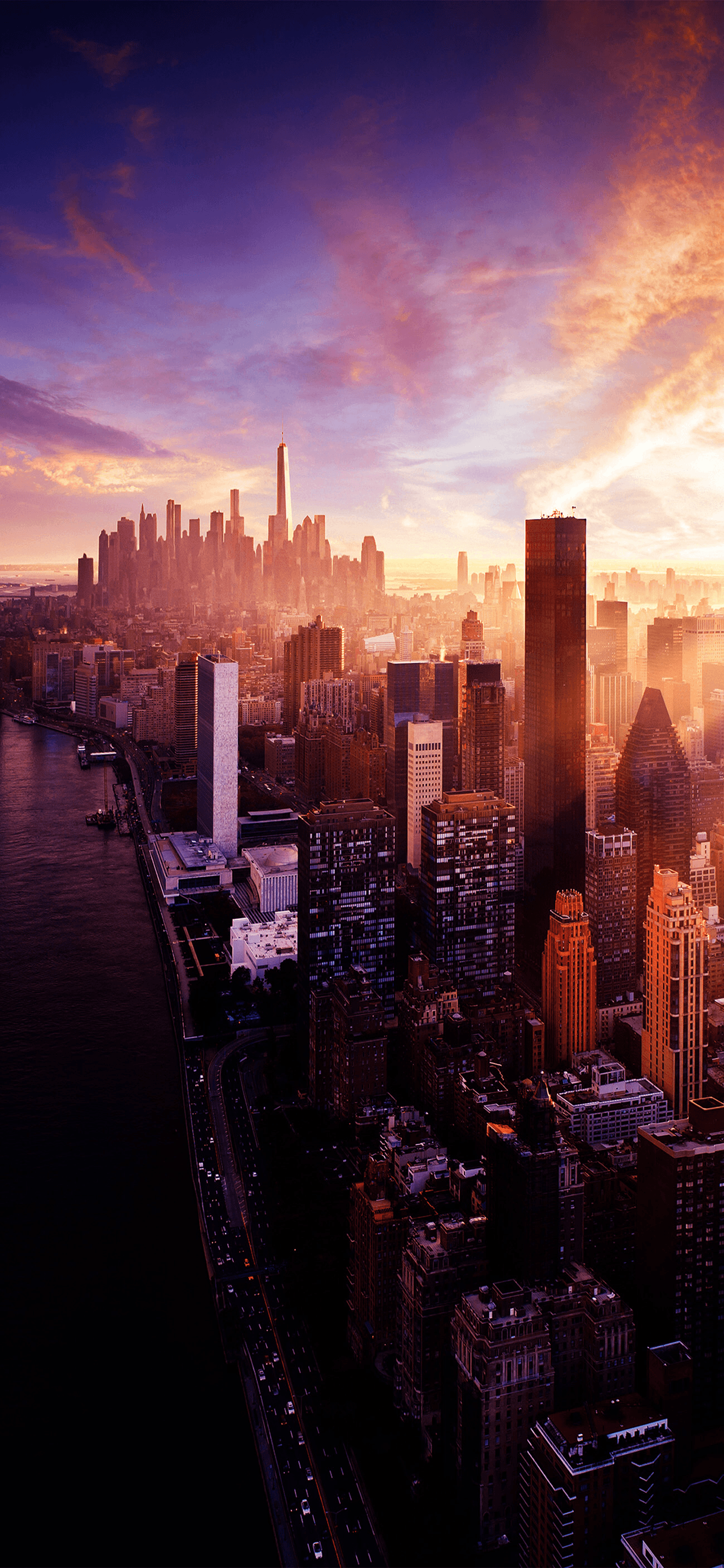 NYC Sunset Wallpapers - Top Free NYC Sunset Backgrounds - WallpaperAccess