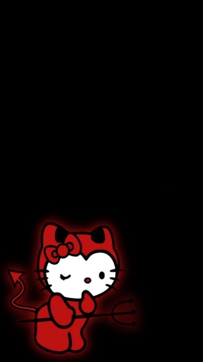 Dark Hello Kitty Wallpapers - Top Free Dark Hello Kitty Backgrounds ...