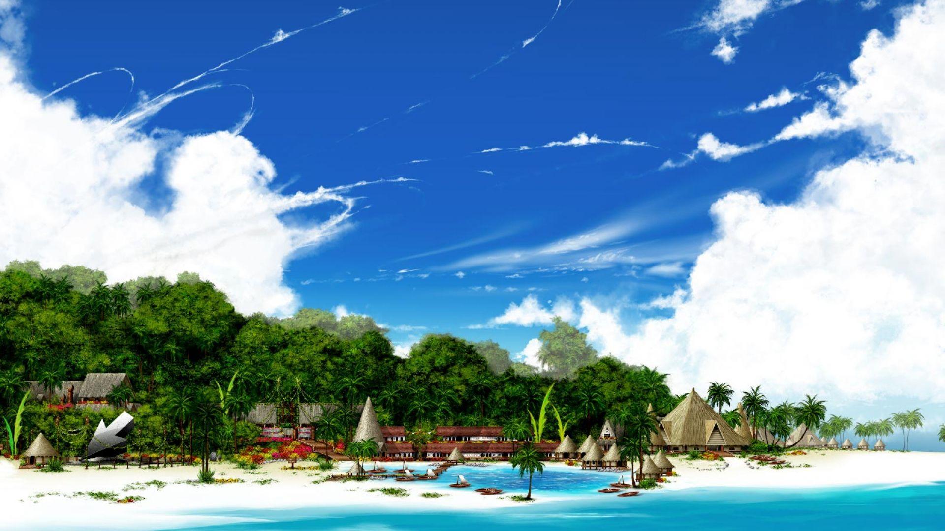 Paradise Beach HD Wallpapers - Top Free Paradise Beach HD Backgrounds ...