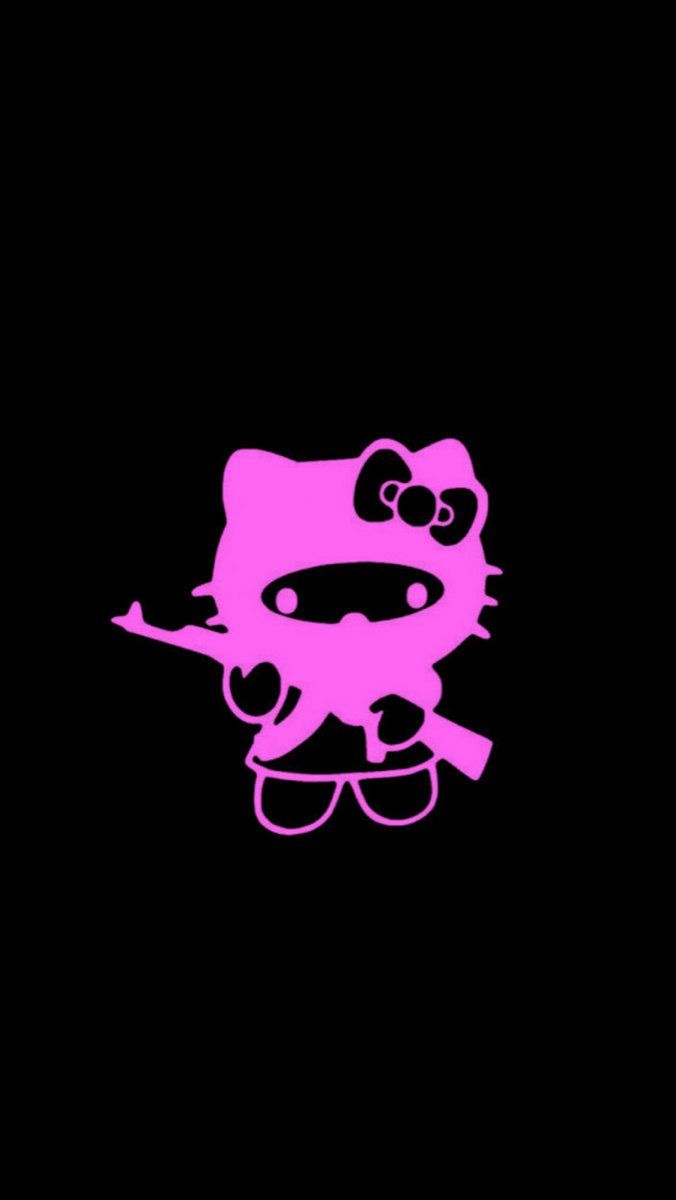 Dark Hello Kitty Wallpapers - Top Free Dark Hello Kitty Backgrounds ...