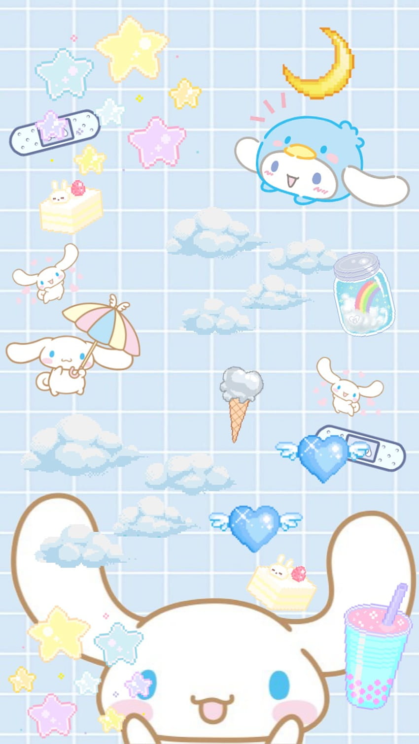 Blue Cinnamoroll Wallpapers - Top Free Blue Cinnamoroll Backgrounds ...