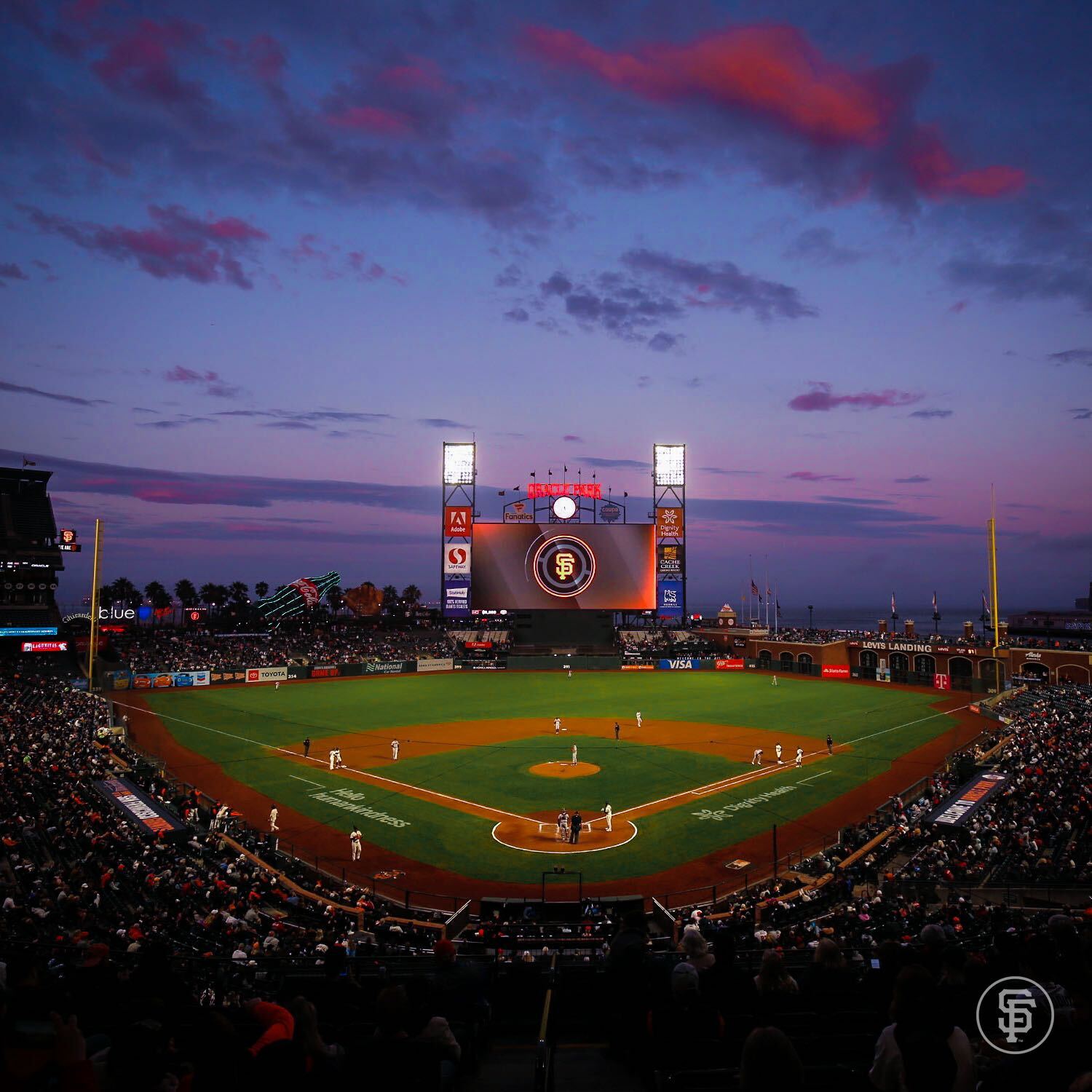 Oracle Park Wallpapers - Top Free Oracle Park Backgrounds - WallpaperAccess