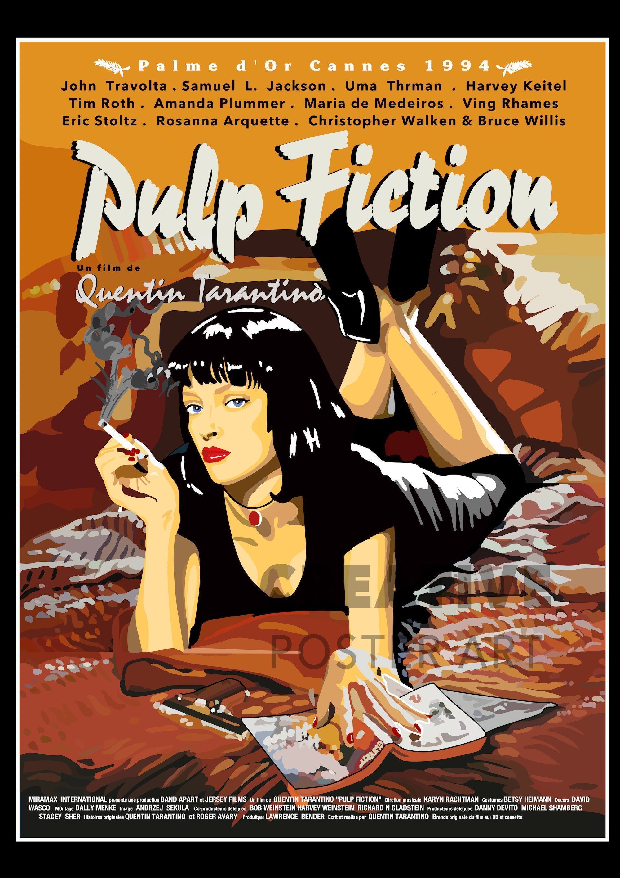 Pulp Fiction Poster Wallpapers - Top Free Pulp Fiction Poster ...