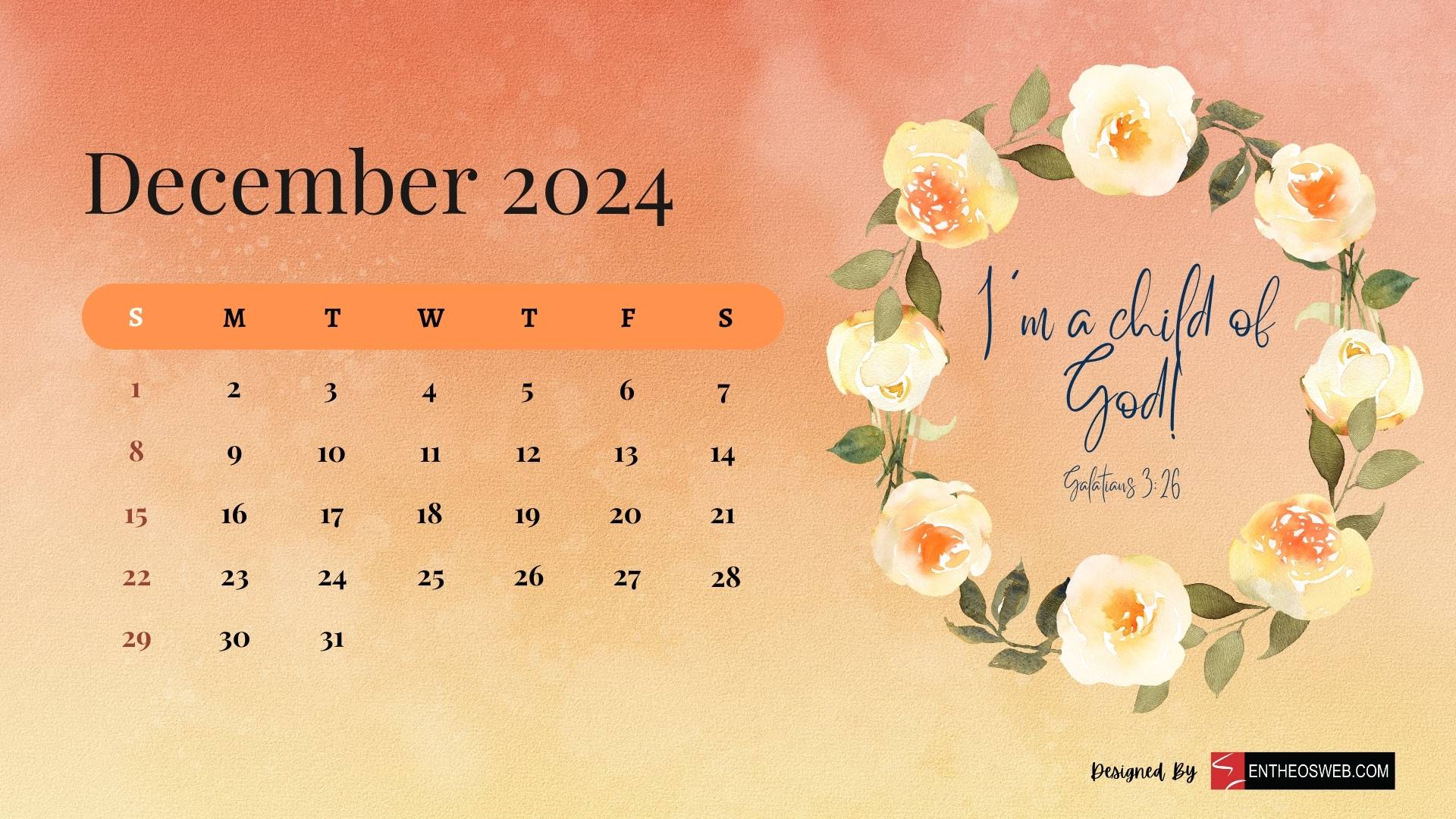 December 2024 Calendar Wallpapers - Top Free December 2024 Calendar ...