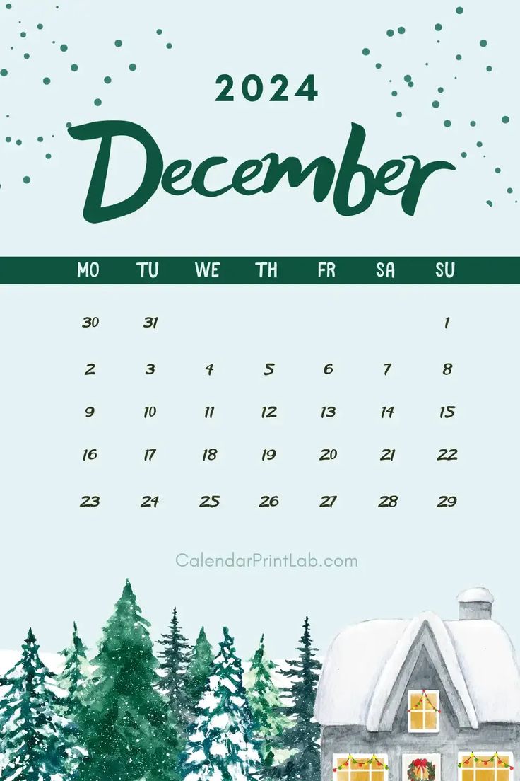 December 2024 Calendar Wallpapers - Top Free December 2024 Calendar ...