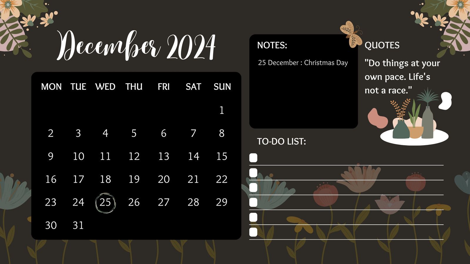 December 2024 Calendar Wallpapers - Top Free December 2024 Calendar ...