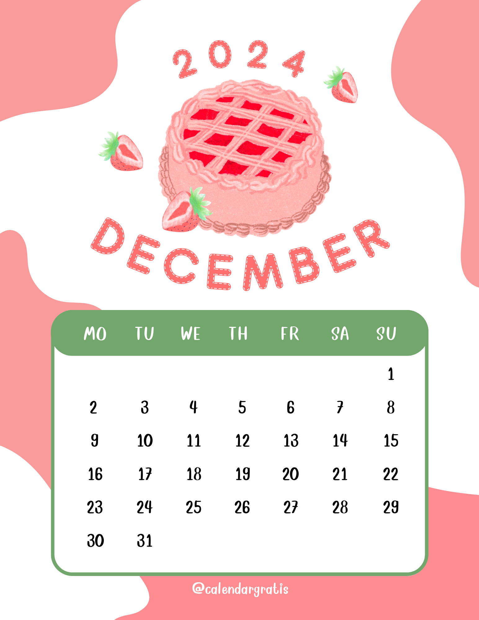 December 2024 Calendar Wallpapers - Top Free December 2024 Calendar ...