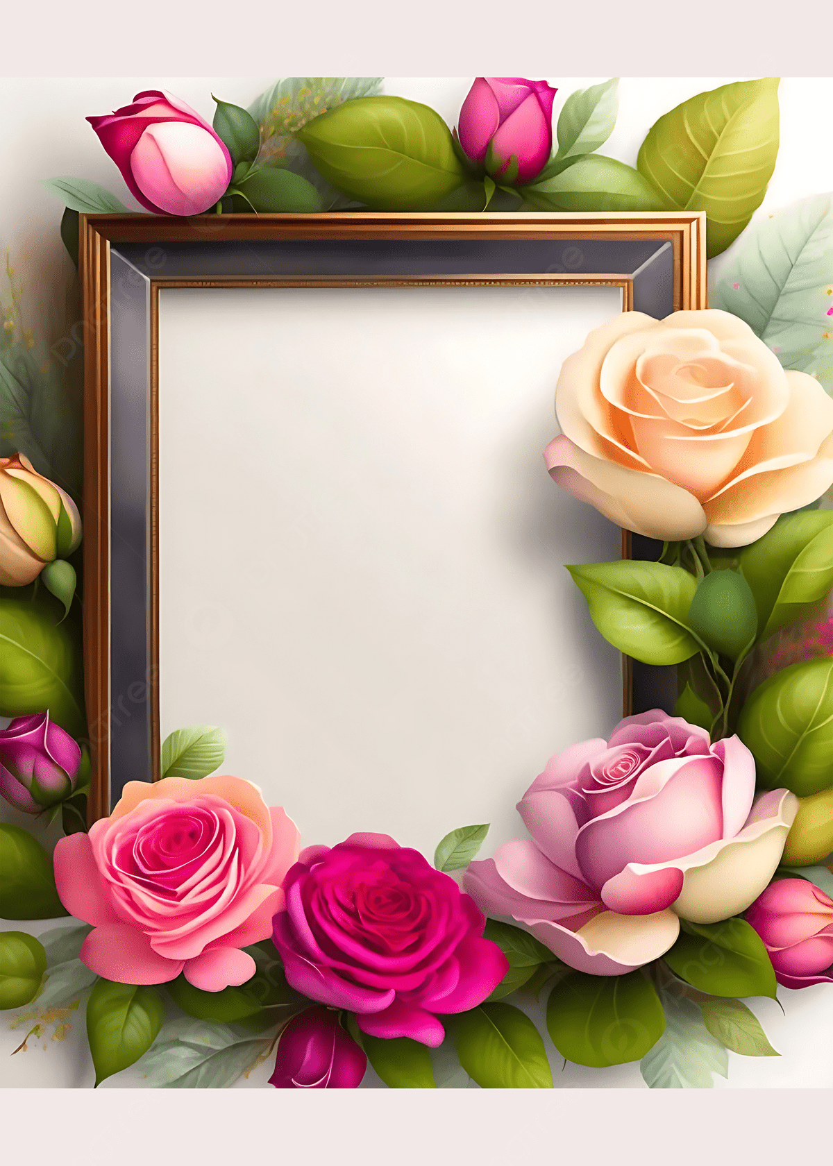 Rose Frame Wallpapers - Top Free Rose Frame Backgrounds - WallpaperAccess