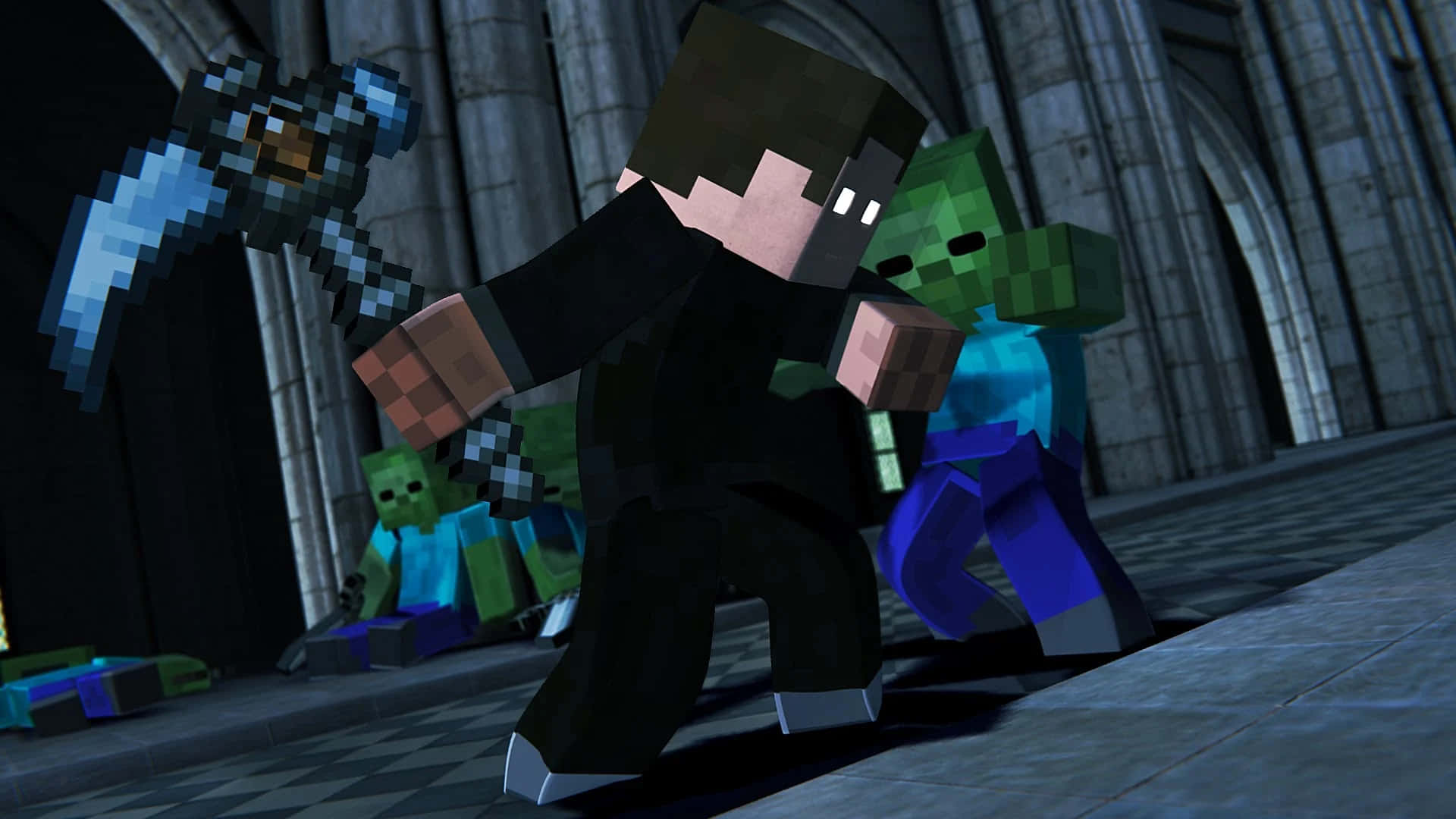 Minecraft Fight Wallpapers - Top Free Minecraft Fight Backgrounds ...