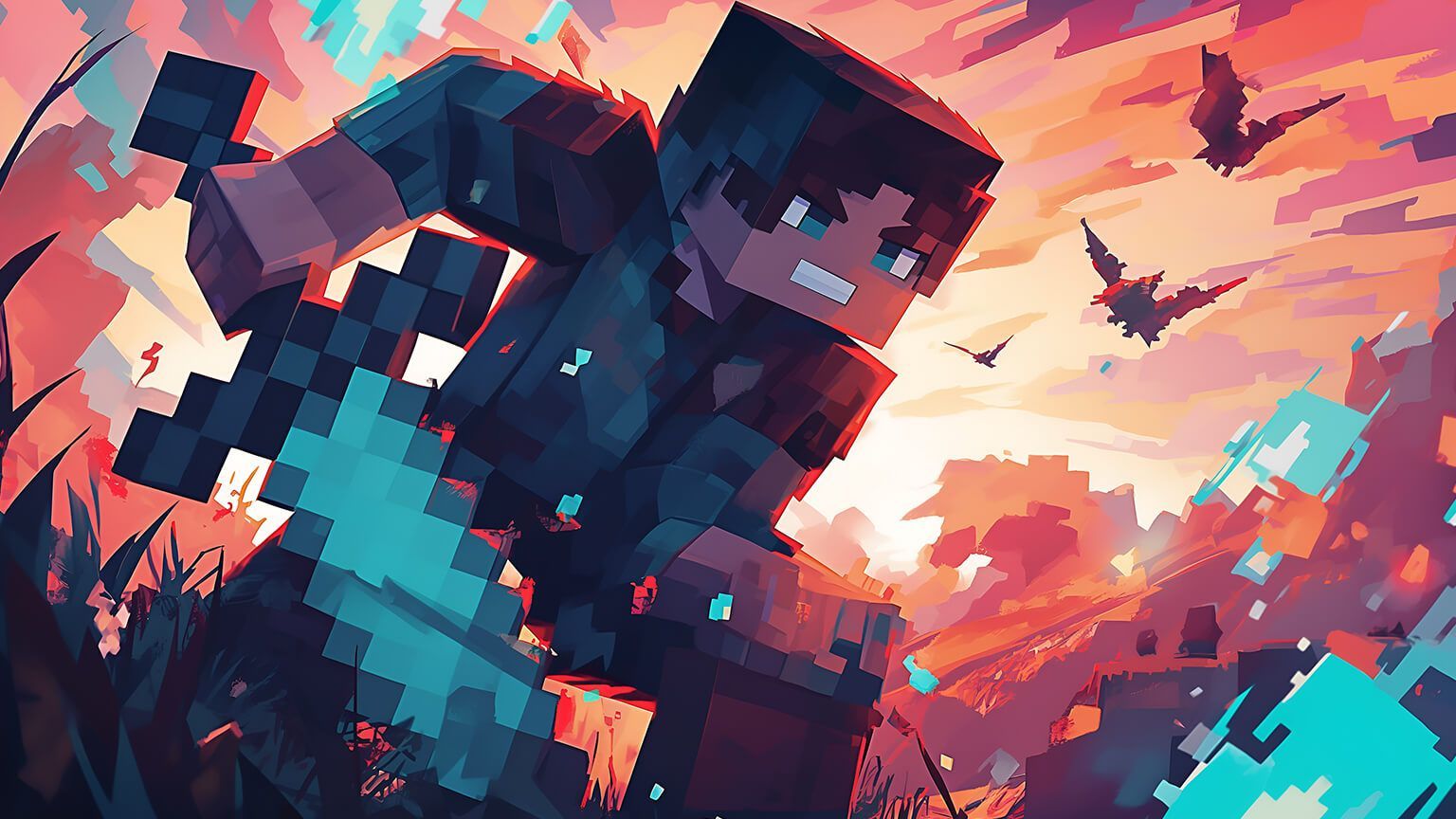 Minecraft Fight Wallpapers - Top Free Minecraft Fight Backgrounds ...