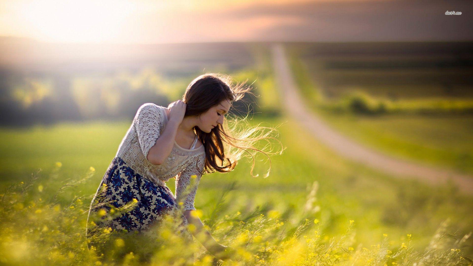 Girls Flowers Wallpapers - Top Free Girls Flowers Backgrounds ...
