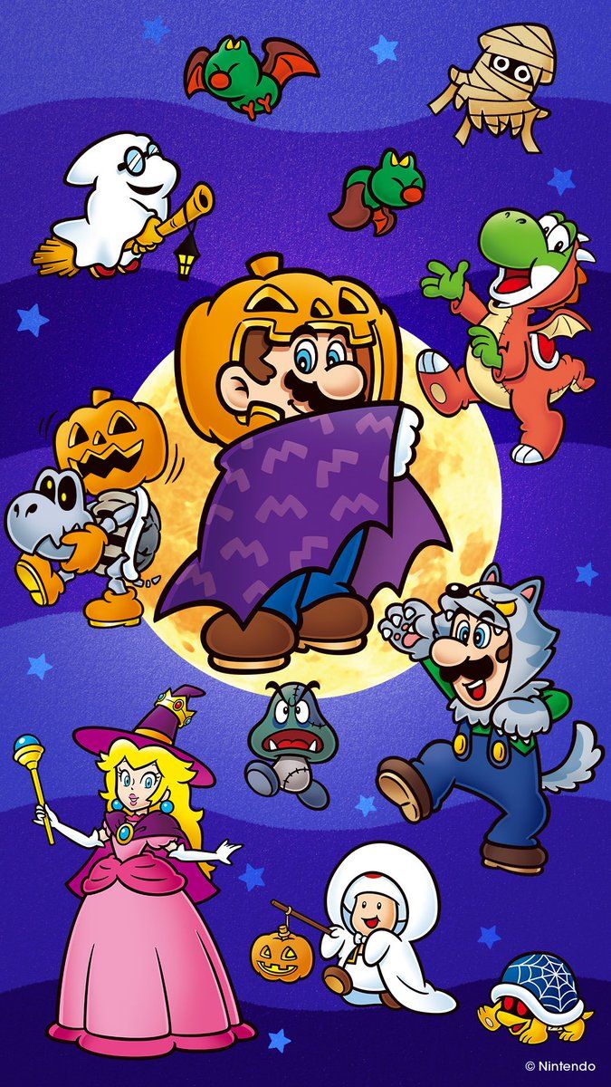 Mario Halloween Wallpapers - Top Free Mario Halloween Backgrounds ...