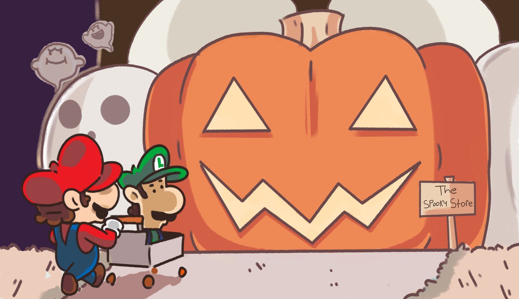 Mario Halloween Wallpapers - Top Free Mario Halloween Backgrounds ...