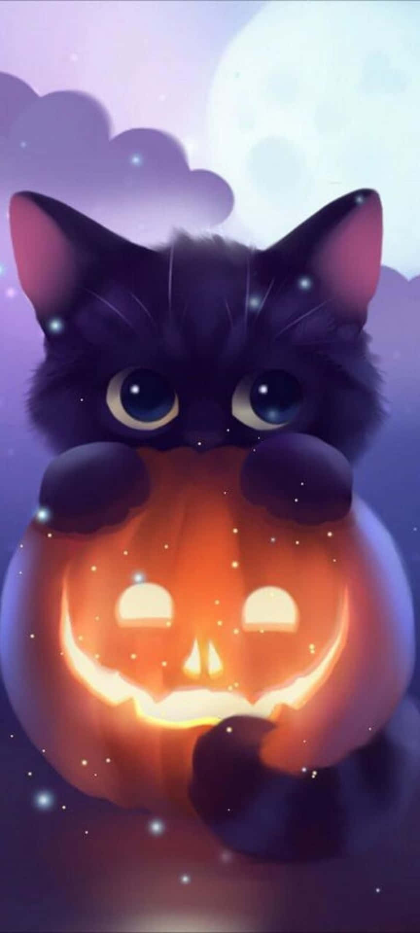 Spooky Cat Wallpapers - Top Free Spooky Cat Backgrounds - WallpaperAccess