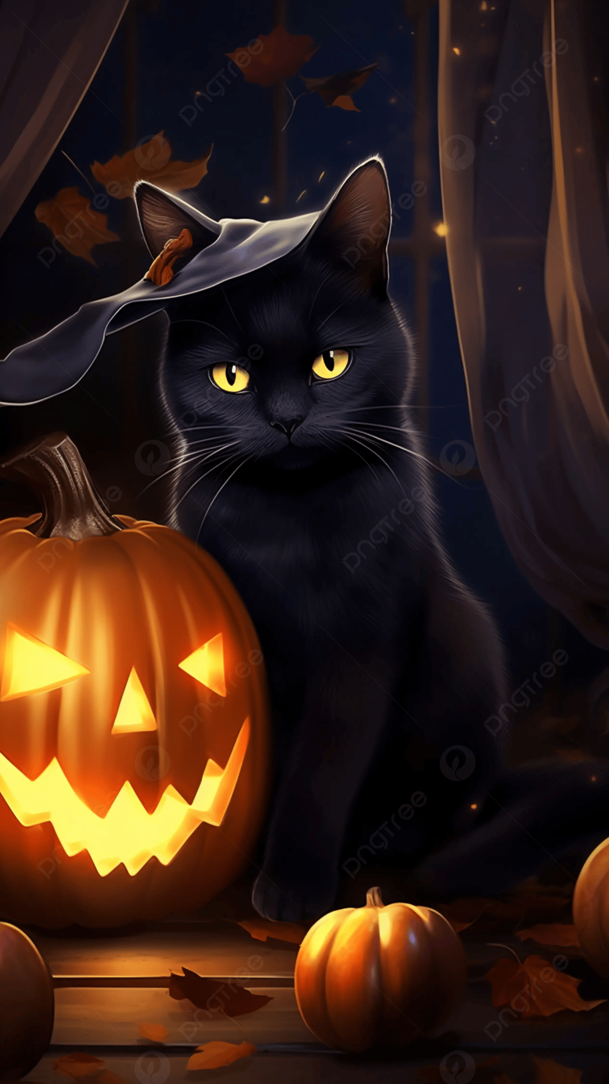 Spooky Cat Wallpapers - Top Free Spooky Cat Backgrounds - WallpaperAccess