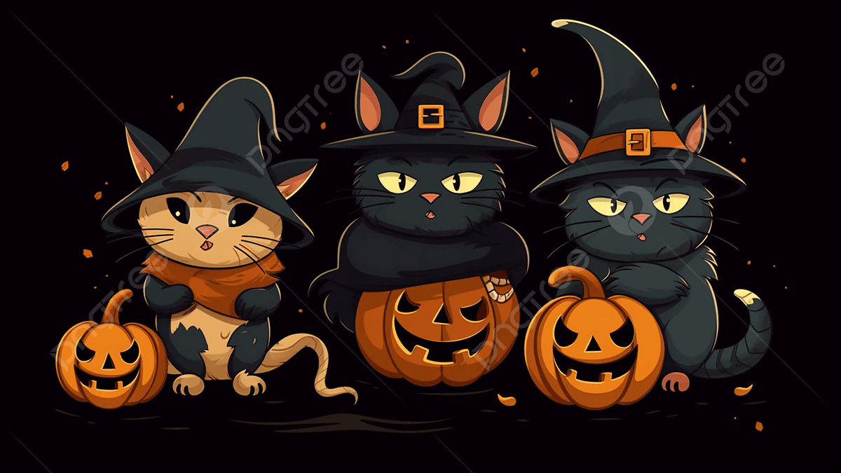 Spooky Cat Wallpapers - Top Free Spooky Cat Backgrounds - WallpaperAccess