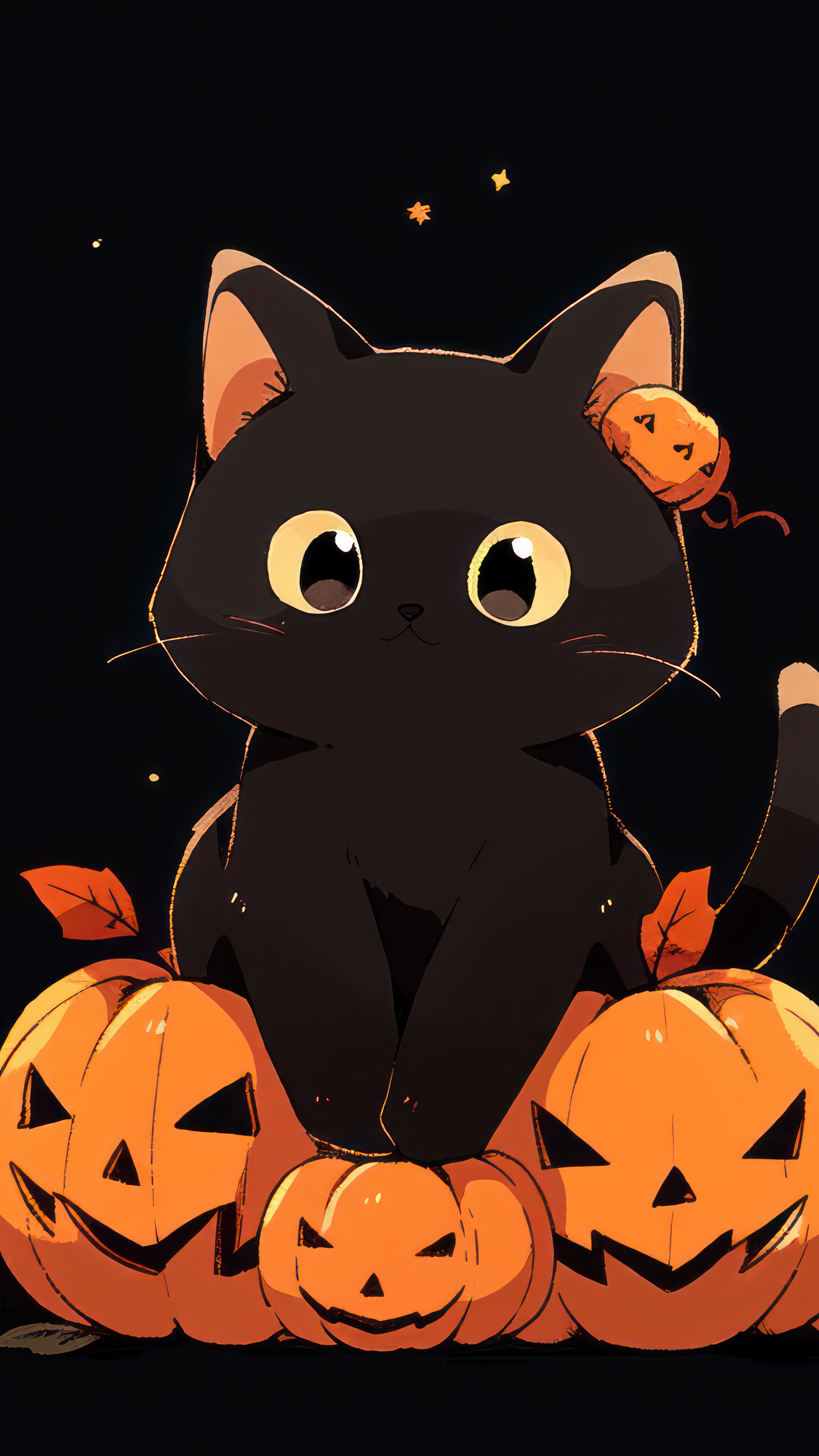 Spooky Cat Wallpapers - Top Free Spooky Cat Backgrounds - WallpaperAccess