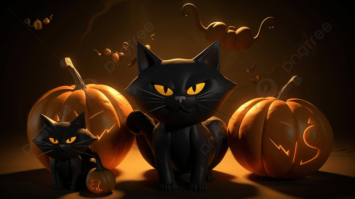 Spooky Cat Wallpapers - Top Free Spooky Cat Backgrounds - WallpaperAccess