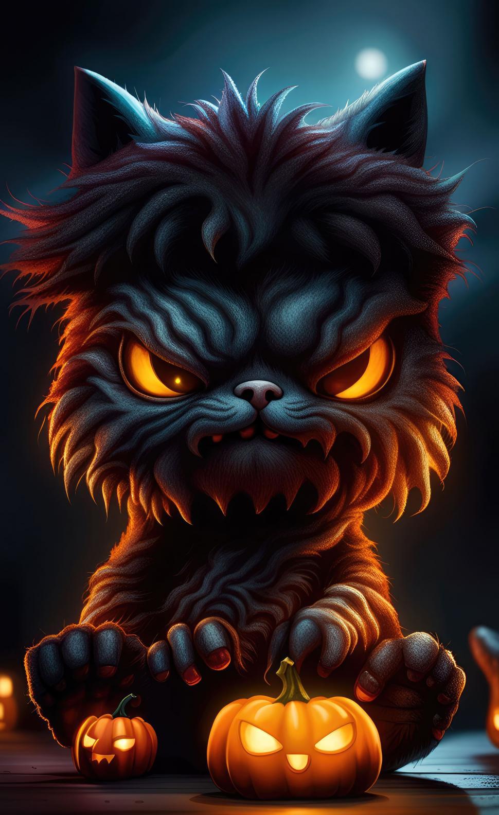 Spooky Cat Wallpapers - Top Free Spooky Cat Backgrounds - WallpaperAccess