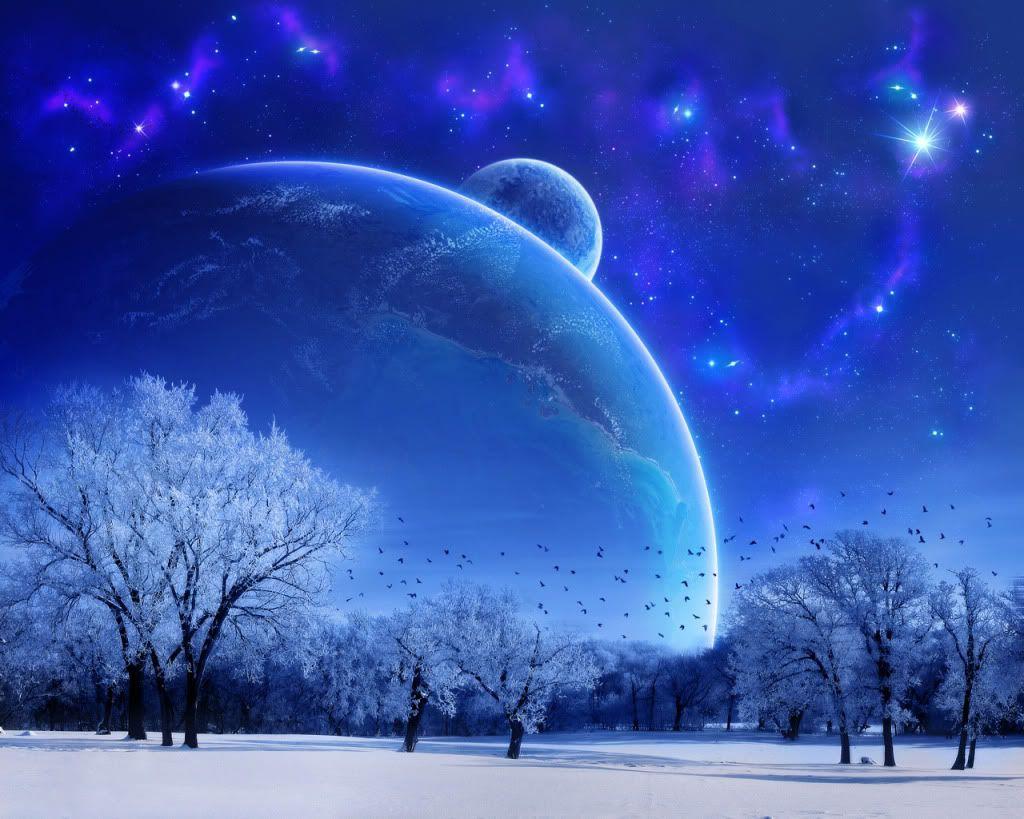 Blue Moon and Star Wallpapers - Top Free Blue Moon and Star Backgrounds ...
