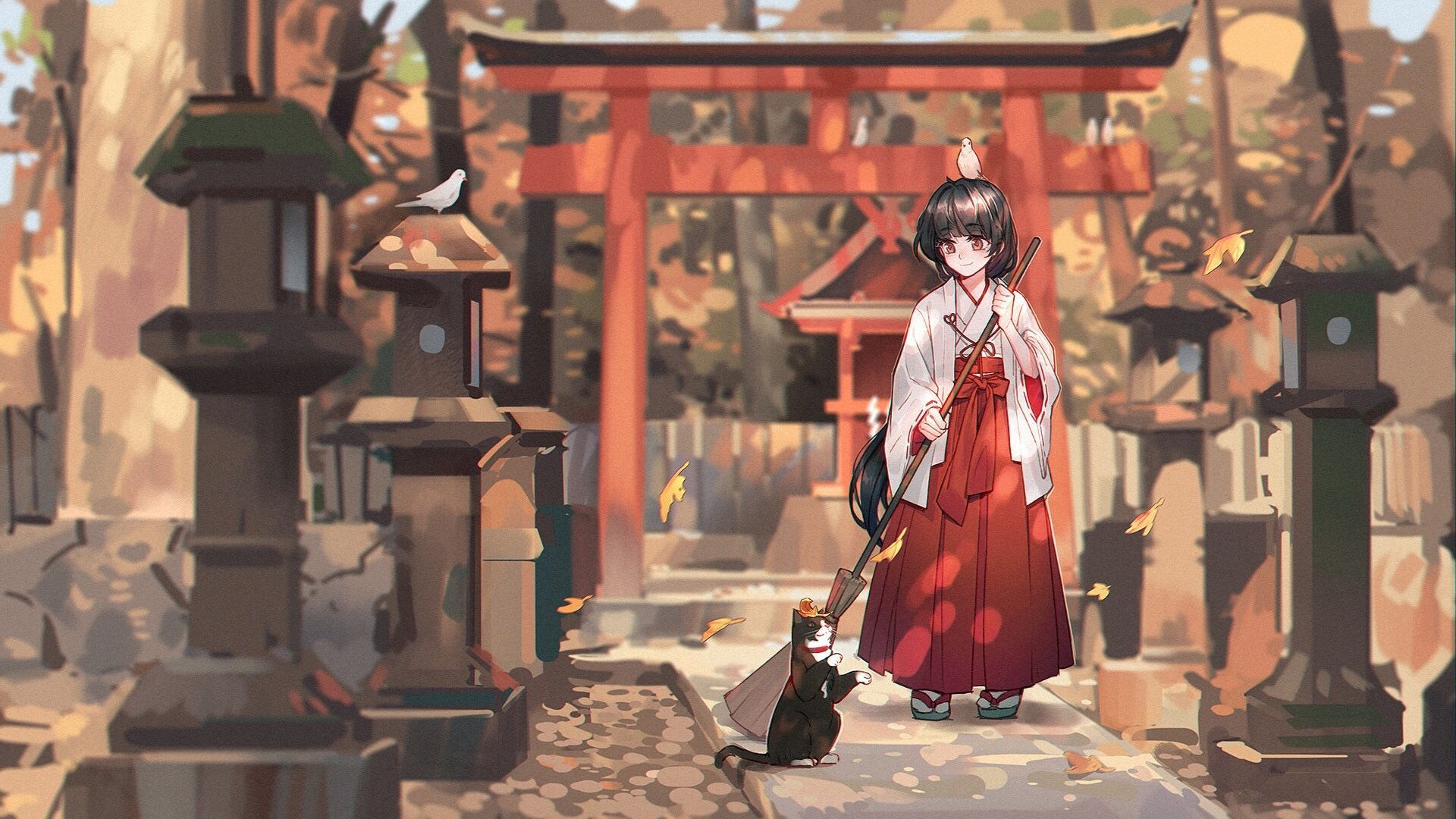 Shrine Maiden Wallpapers - Top Free Shrine Maiden Backgrounds ...