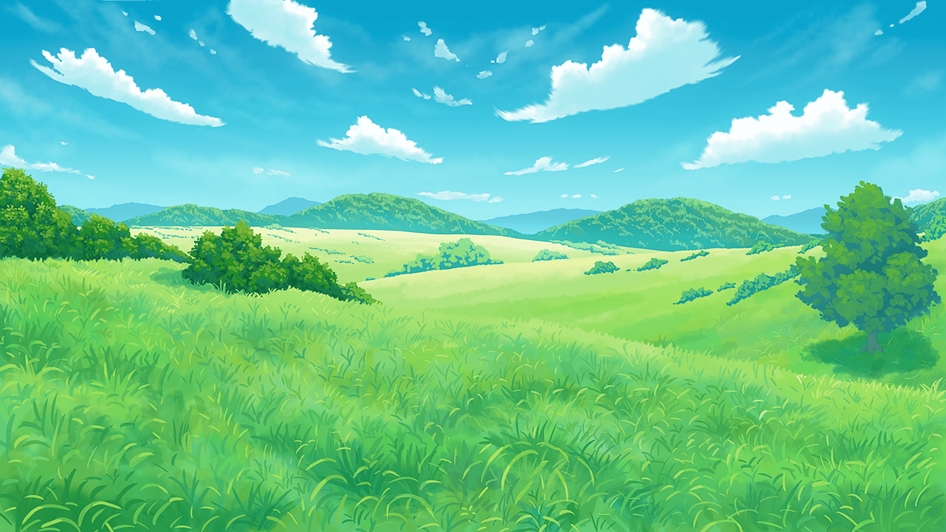 Anime Meadow Wallpapers - Top Free Anime Meadow Backgrounds ...