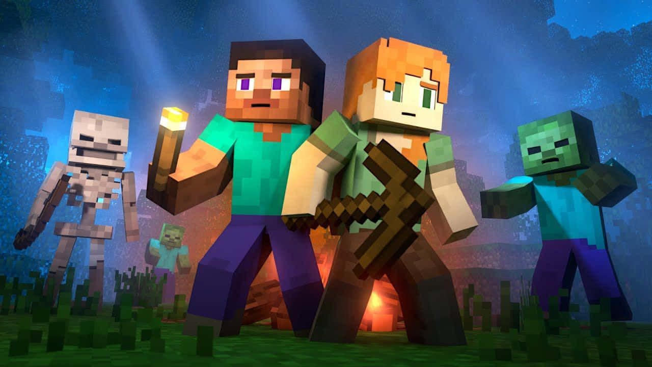 Minecraft Steve and Alex Wallpapers - Top Free Minecraft Steve and Alex ...