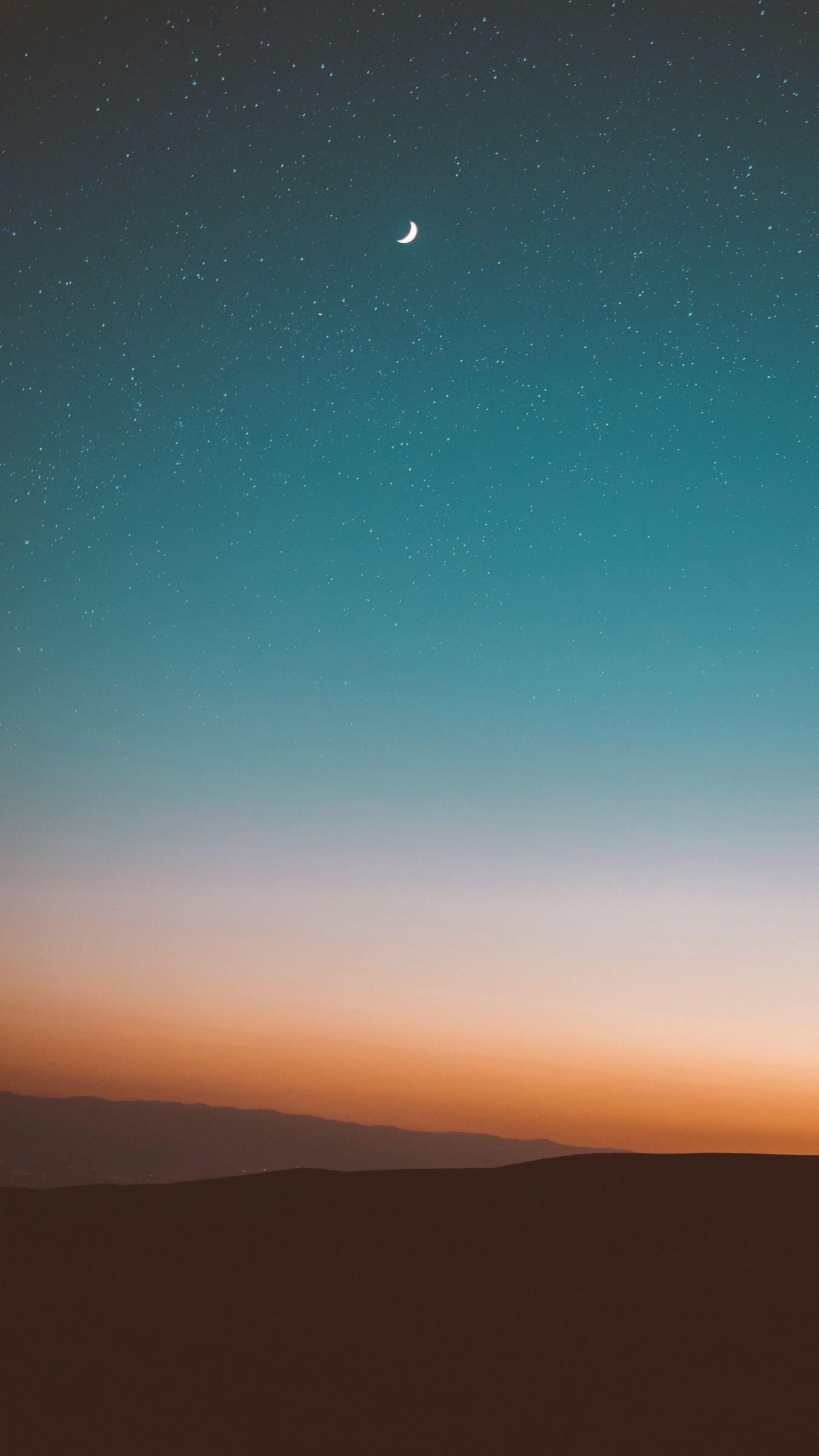 Moon Sky Wallpapers - Top Free Moon Sky Backgrounds - WallpaperAccess