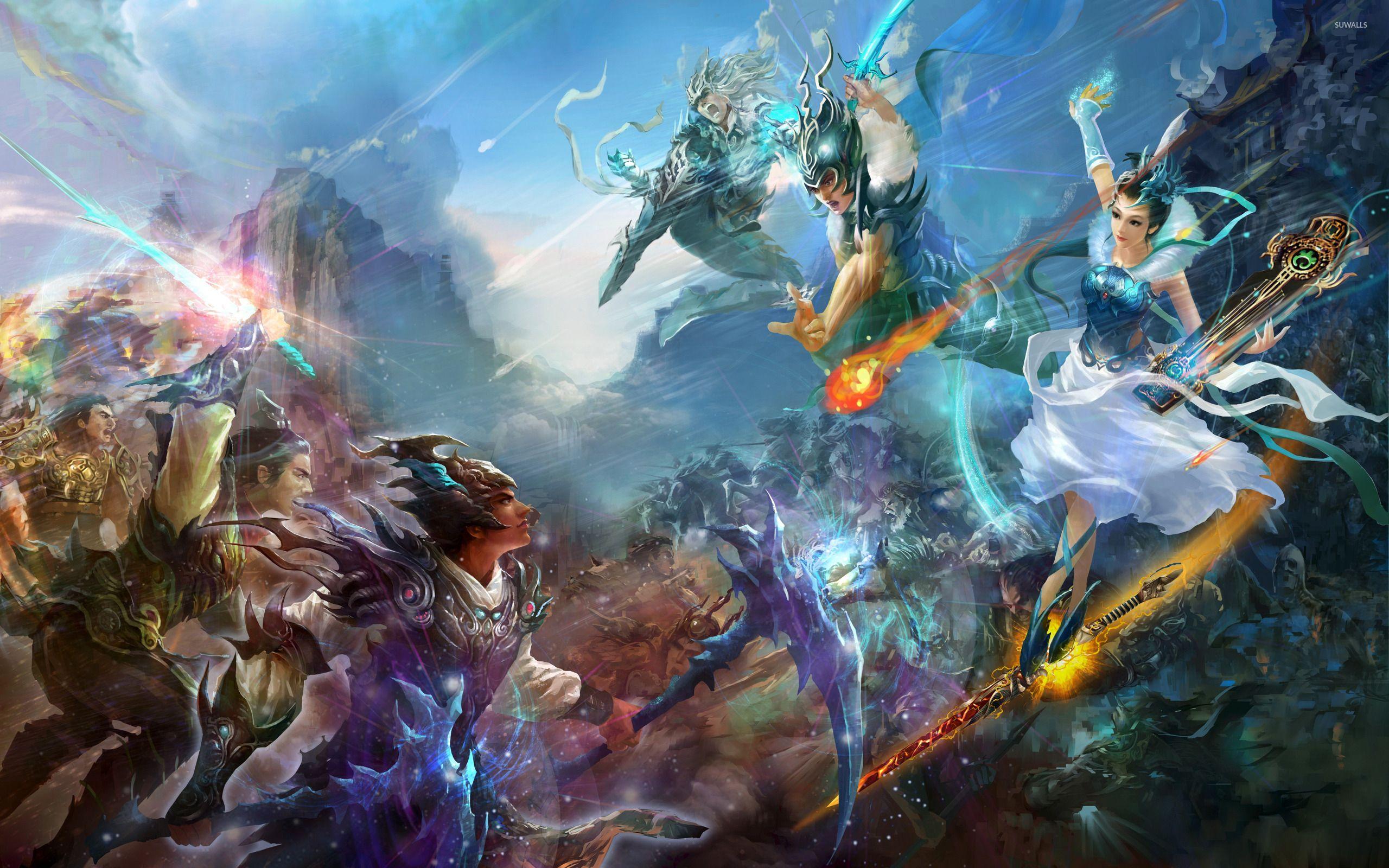 Fantasy Battle Wallpapers - Top Free Fantasy Battle Backgrounds - WallpaperAccess