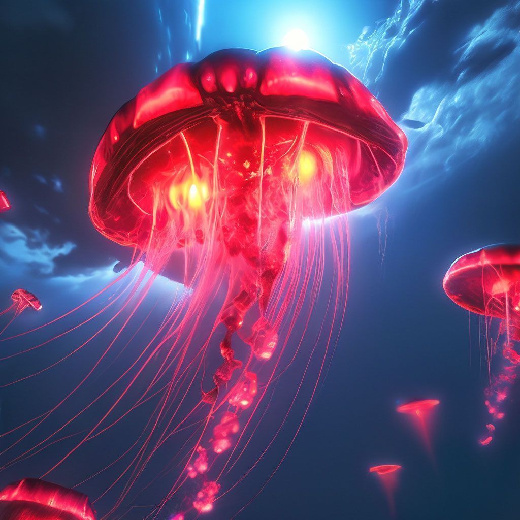 Red Jellyfish Wallpapers - Top Free Red Jellyfish Backgrounds ...