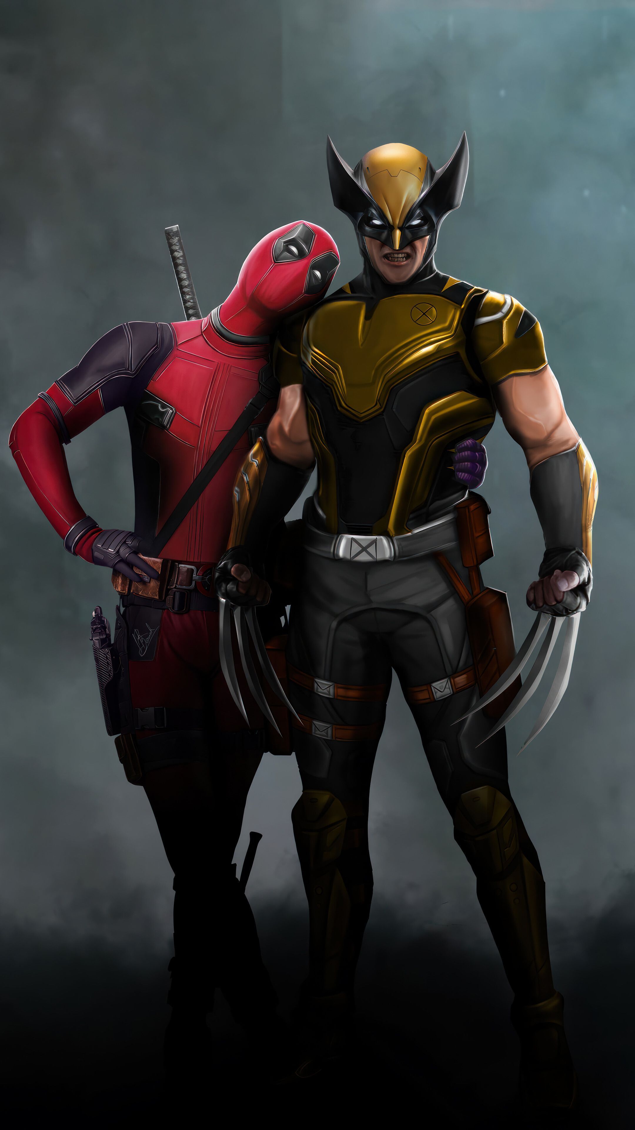 Deadpool and Wolverine Phone Wallpapers - Top Free Deadpool and ...