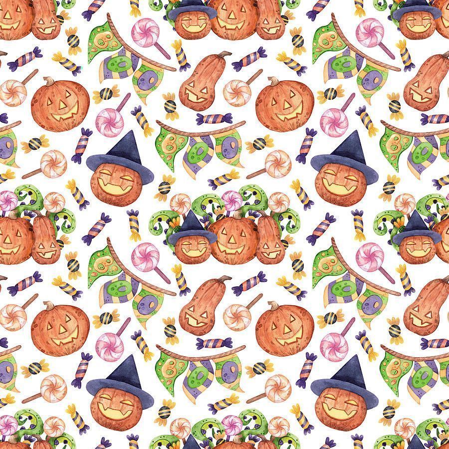 Watercolor Halloween Wallpapers - Top Free Watercolor Halloween ...