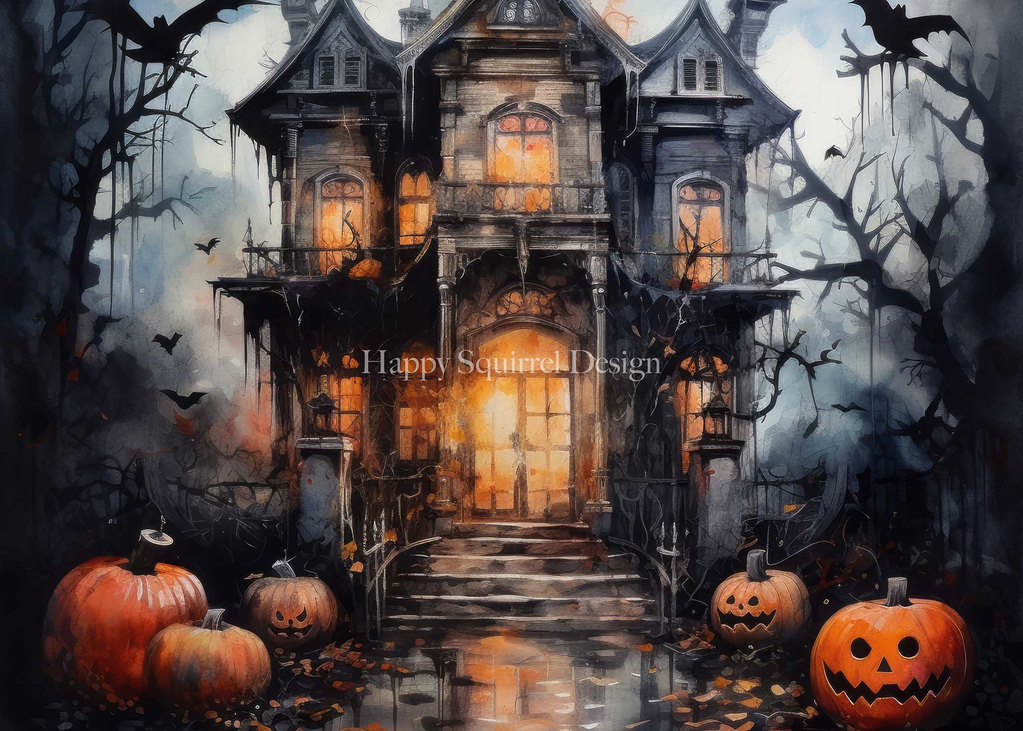 Watercolor Halloween Wallpapers - Top Free Watercolor Halloween ...