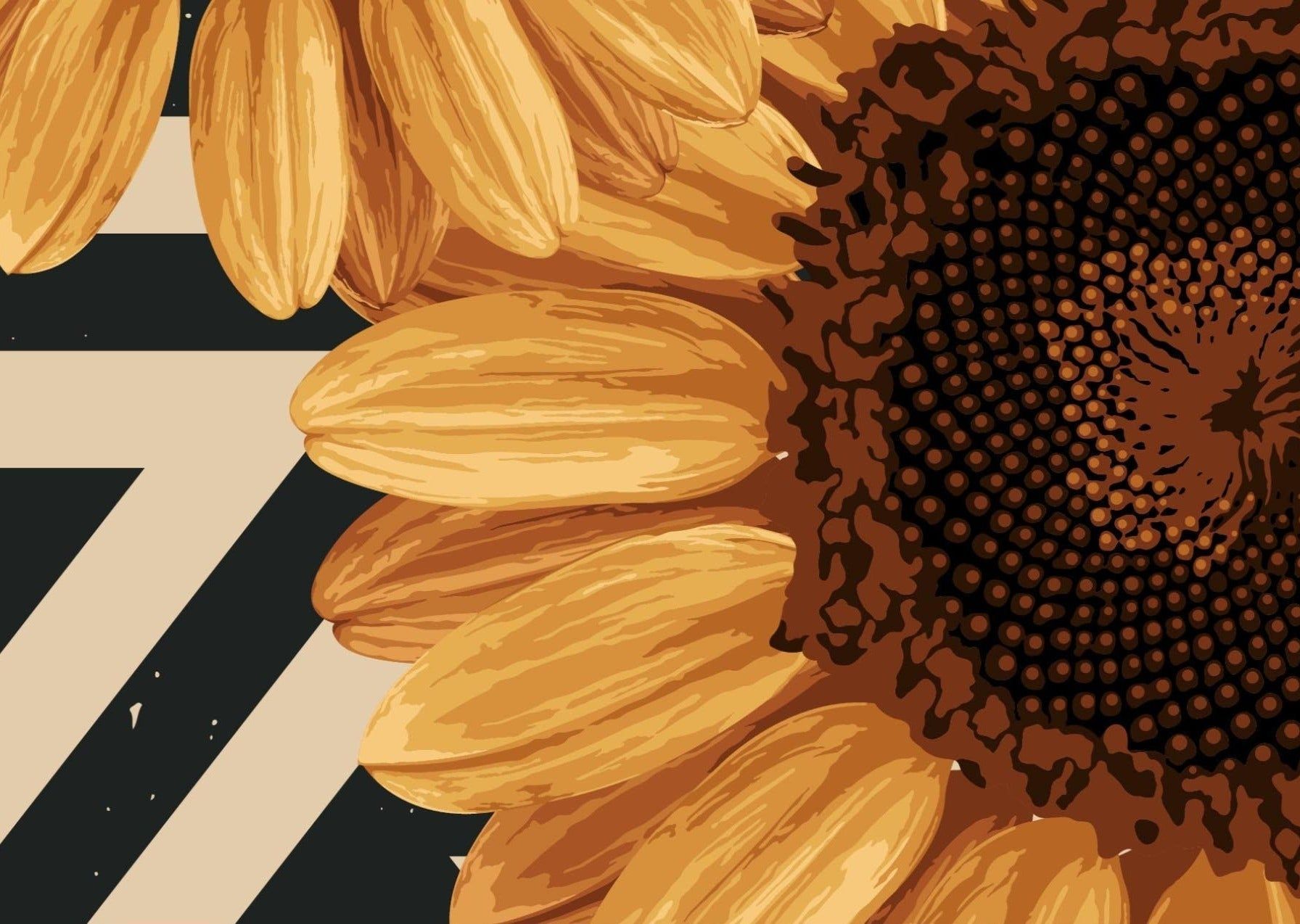 Geometric Sunflower Wallpapers - Top Free Geometric Sunflower ...