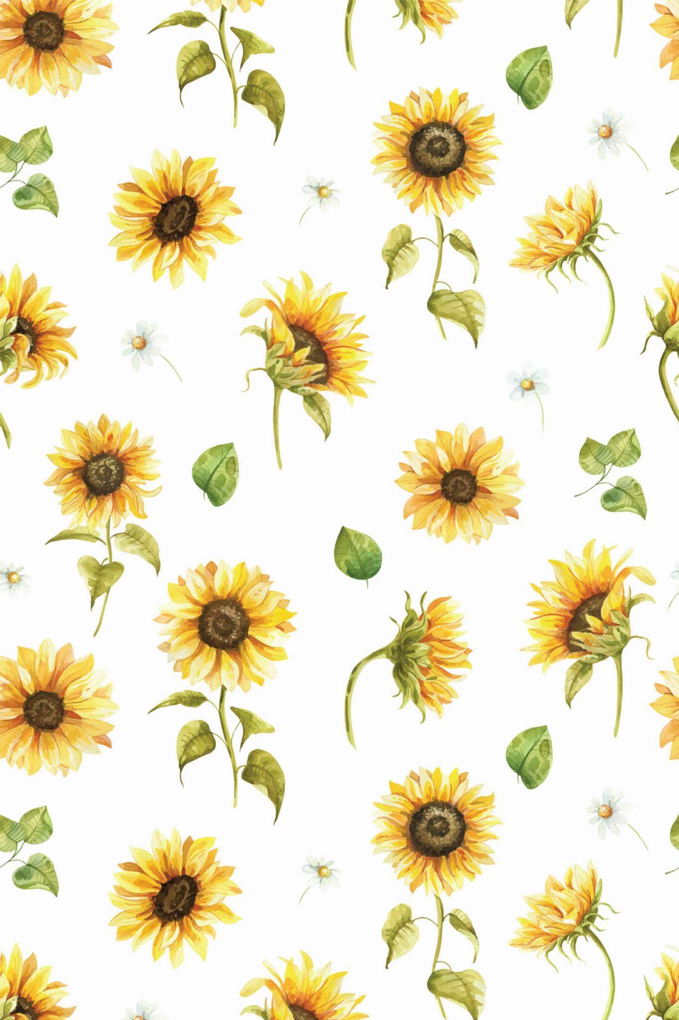 Geometric Sunflower Wallpapers - Top Free Geometric Sunflower ...