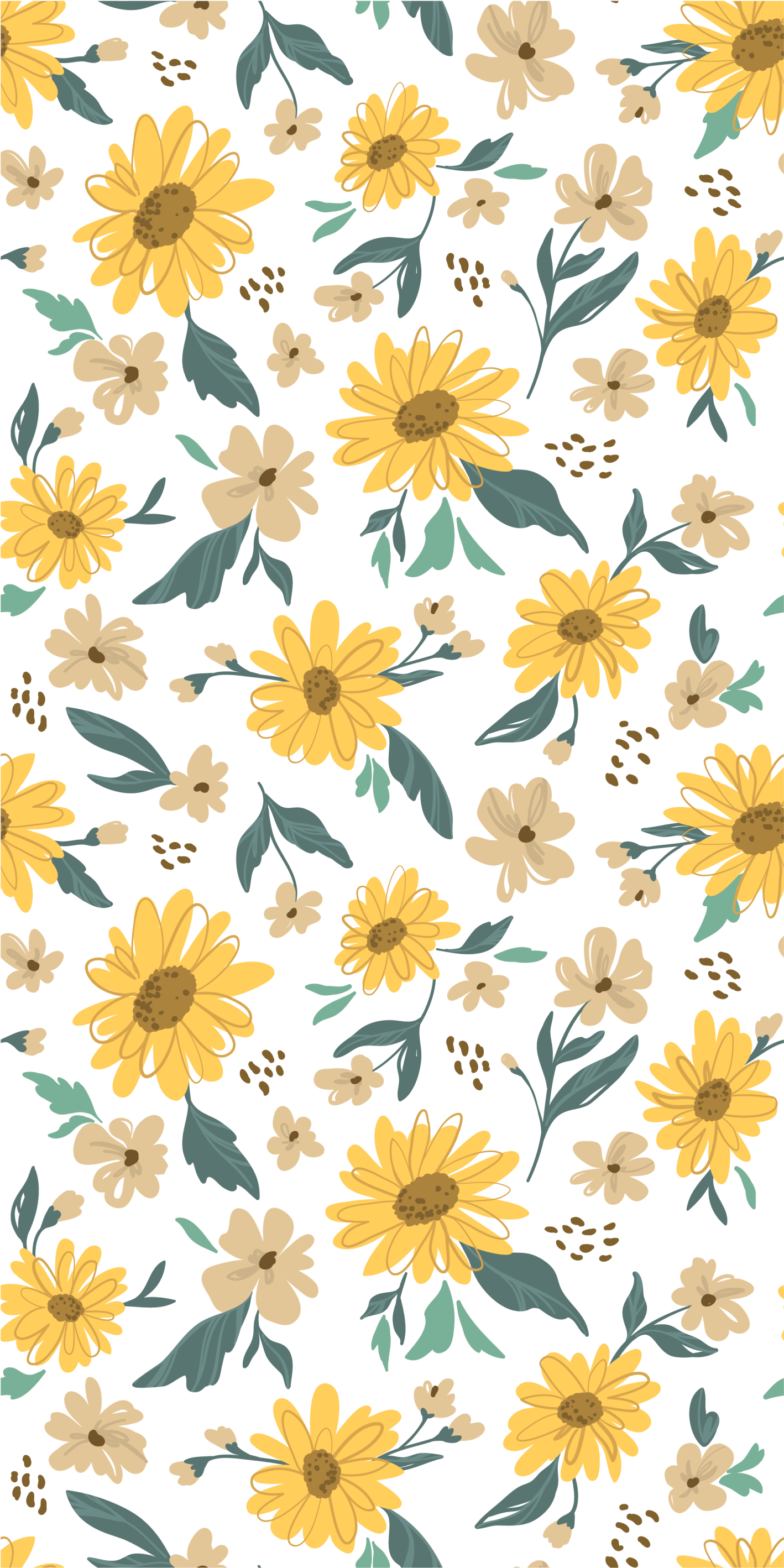 Geometric Sunflower Wallpapers - Top Free Geometric Sunflower ...
