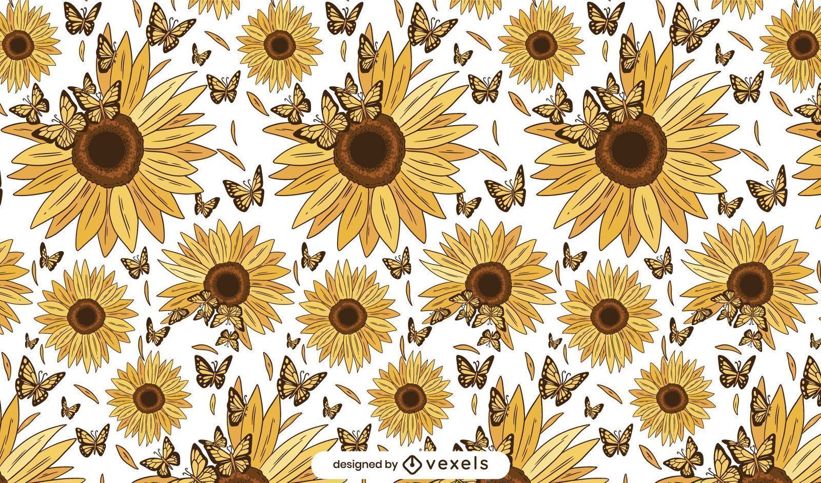 Geometric Sunflower Wallpapers - Top Free Geometric Sunflower ...