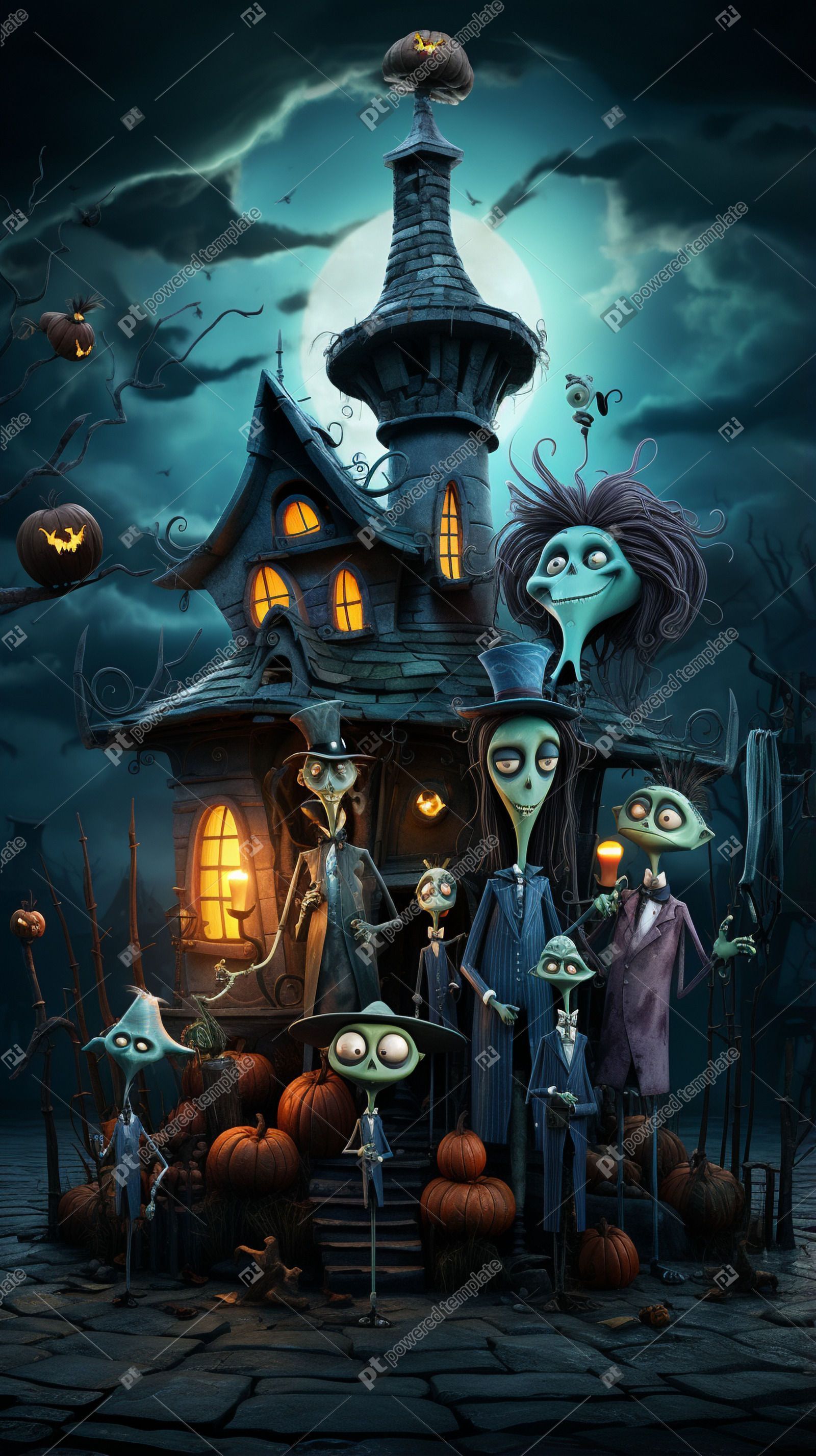 Tim Burton Halloween Wallpapers - Top Free Tim Burton Halloween ...