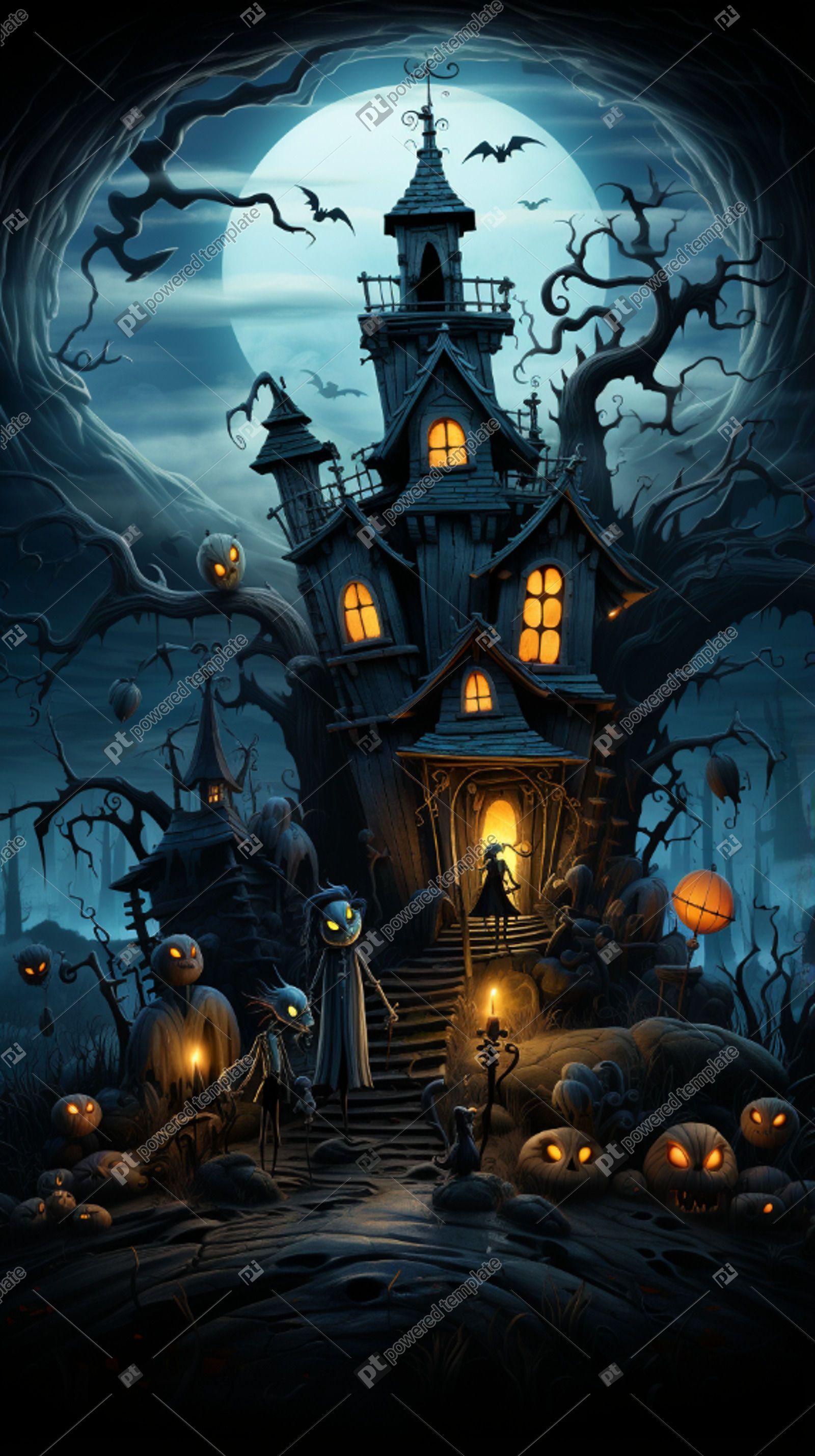 Tim Burton Halloween Wallpapers - Top Free Tim Burton Halloween ...