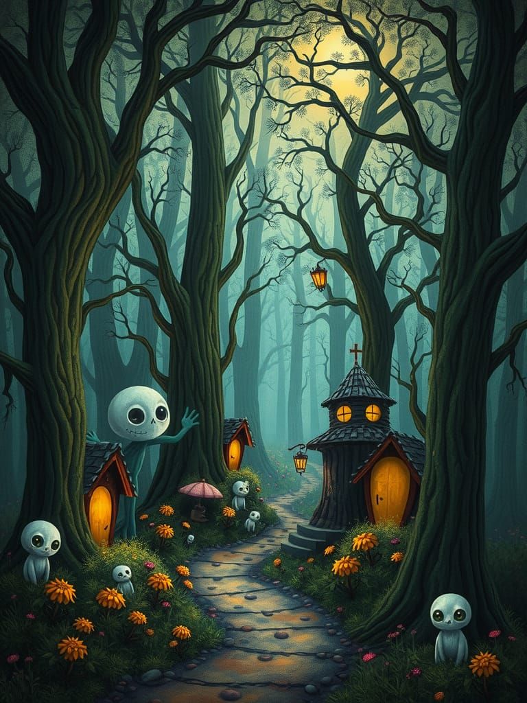 Tim Burton Halloween Wallpapers - Top Free Tim Burton Halloween ...