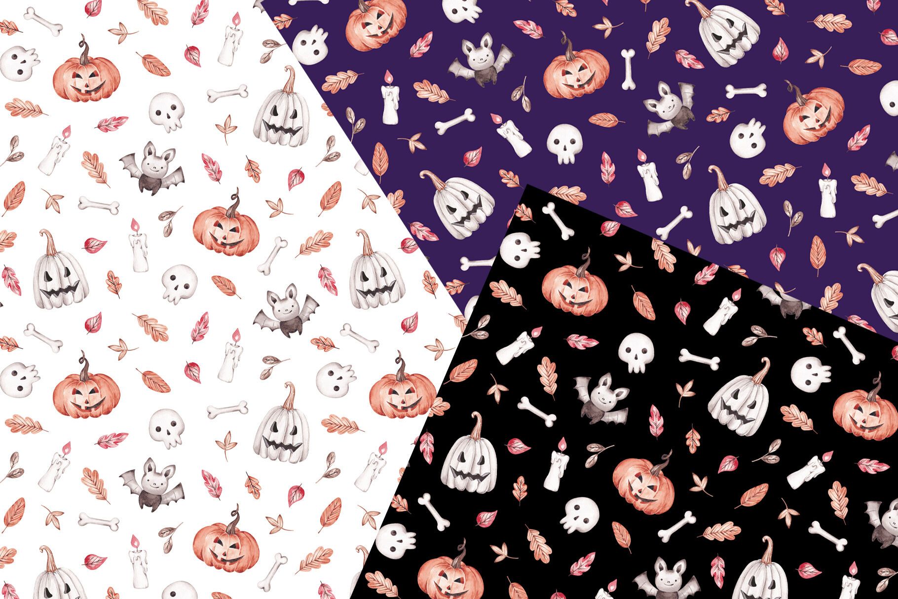 Watercolor Halloween Wallpapers - Top Free Watercolor Halloween ...